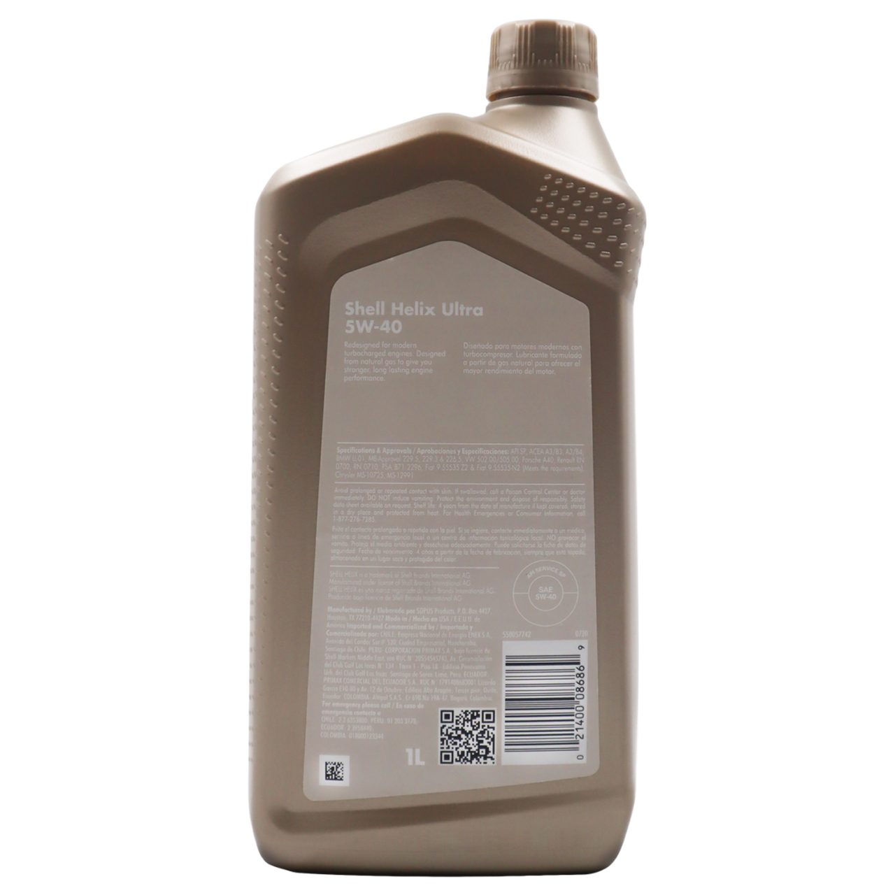 SHELL HELIX ULTRA 5W-40 - Disbattery Lubricantes